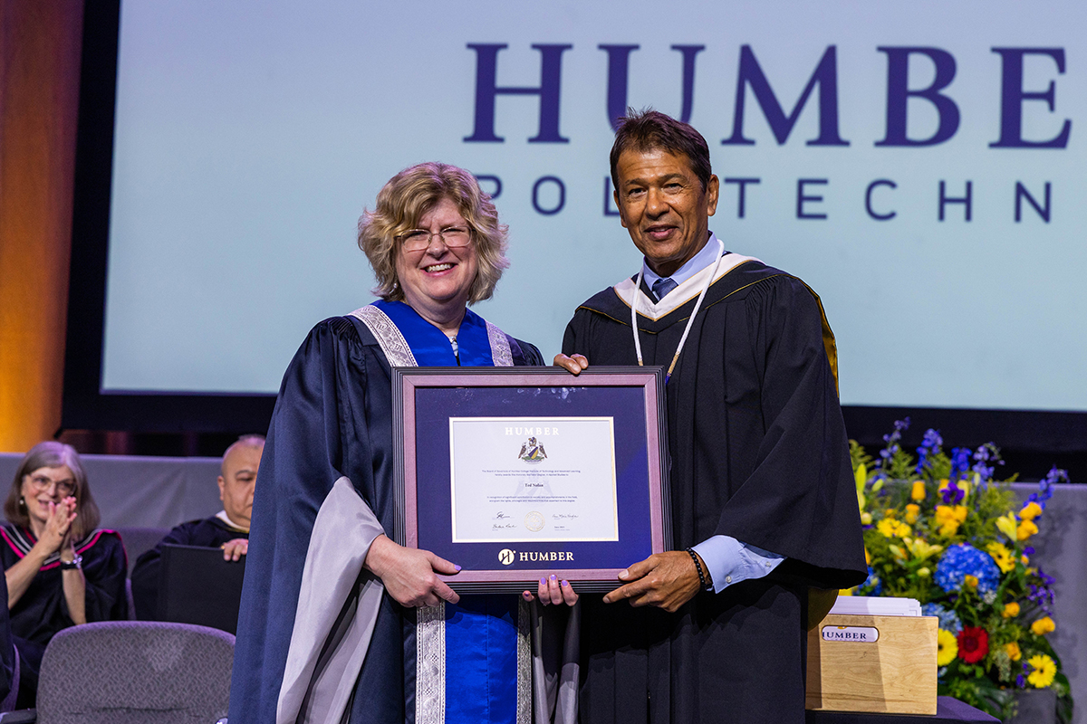 Two inspiring Canadians receive honorary degrees from Humber Polytechnic | Humber Today